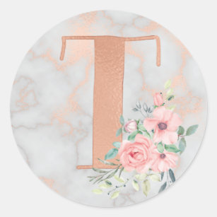 Letter T Stickers | Zazzle