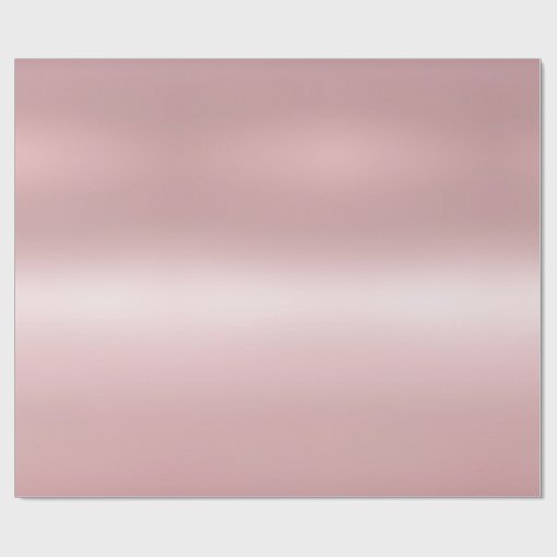 Rose Gold Metallic Look Elegant Gift Glossy Wrapping Paper | Zazzle