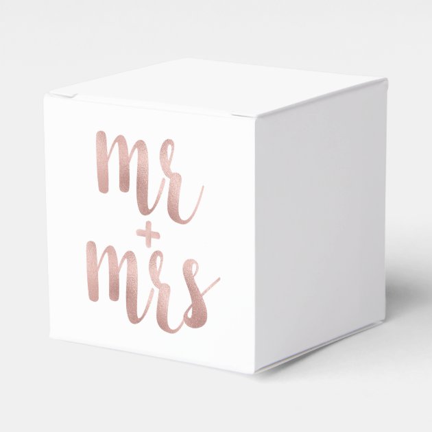 Wedding Favor Boxes Luxury Wedding Mr & Mrs Favor Boxes - Heart-Shaped ...