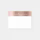 Rose Gold - Pink Foil Professional Business Post-it Notes | Zazzle