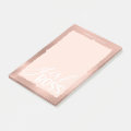 Rose Gold & Pink Stylish Girl Boss Post-it Notes | Zazzle