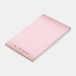 Rose Gold Template Modern Elegant Minimalist Post-it Notes | Zazzle
