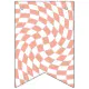 Rose Gold Wedding Collection Check Checkered Bunting Flags | Zazzle