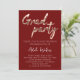 Rose Graduation Party Script Grad Burgundy Invitation | Zazzle
