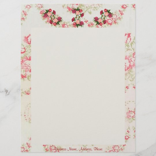 Rose Letterhead | Zazzle.com
