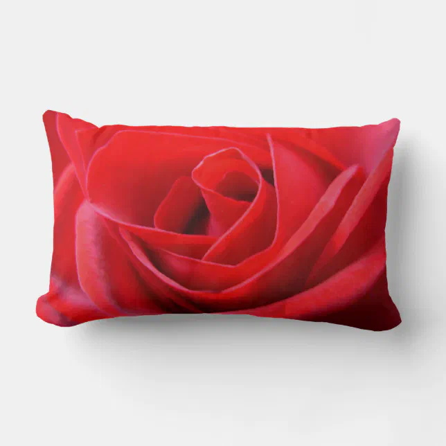 Rose Pillows Red Rose Pillows Flower Decor | Zazzle