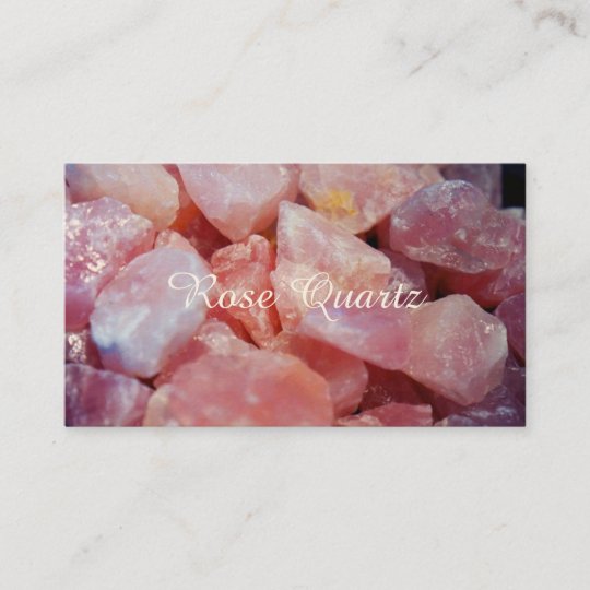 Rose Quartz Business Cards | Zazzle