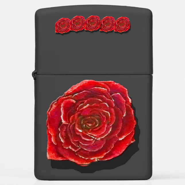 Rose Red Zippo Lighter | Zazzle