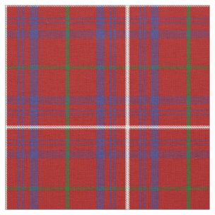 Clan Rose Hunting Tartan Fabric | Zazzle
