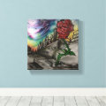 rose that grew from concrete canvas print | Zazzle
