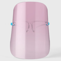 Rose to Pink Tinted Gradient Face Shield | Zazzle