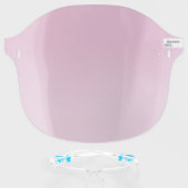 Rose to Pink Tinted Gradient Face Shield | Zazzle