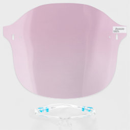 Rose to Pink Tinted Gradient Face Shield | Zazzle