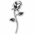 Rose Vinyl Sticker | Zazzle