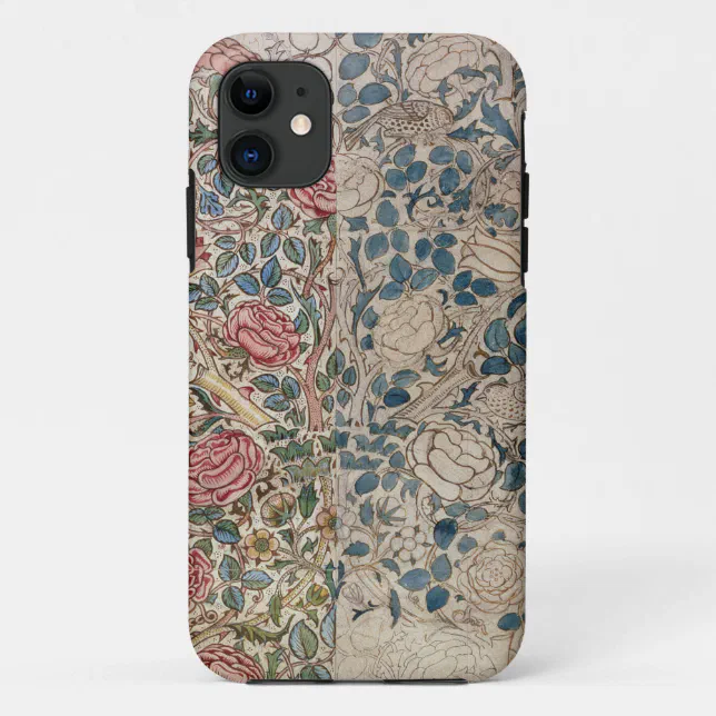 'Rose' wallpaper design (pencil and w/c on paper) Case-Mate iPhone Case ...