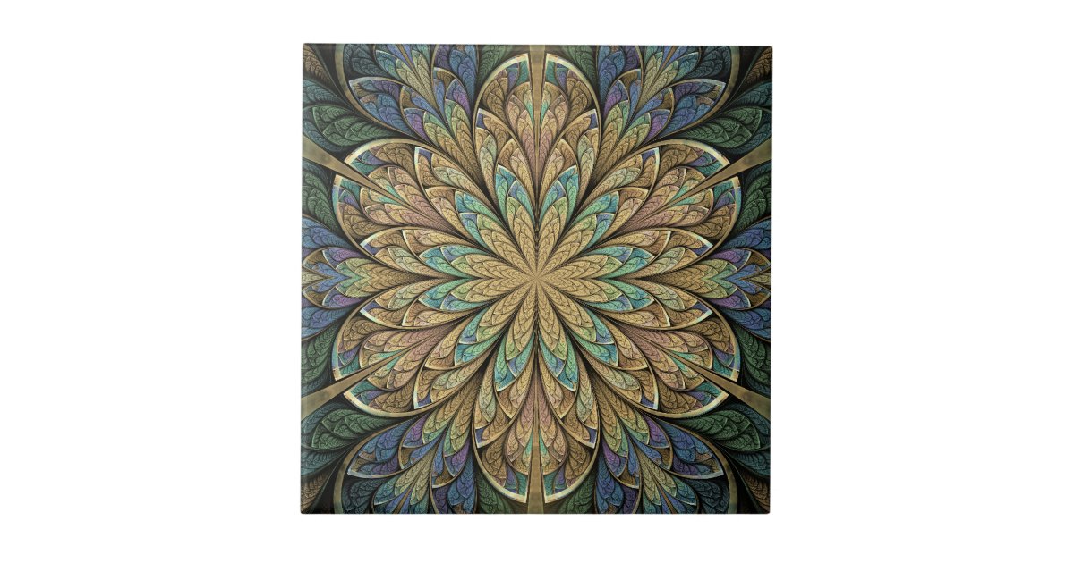 Rose Window Ceramic Tile | Zazzle