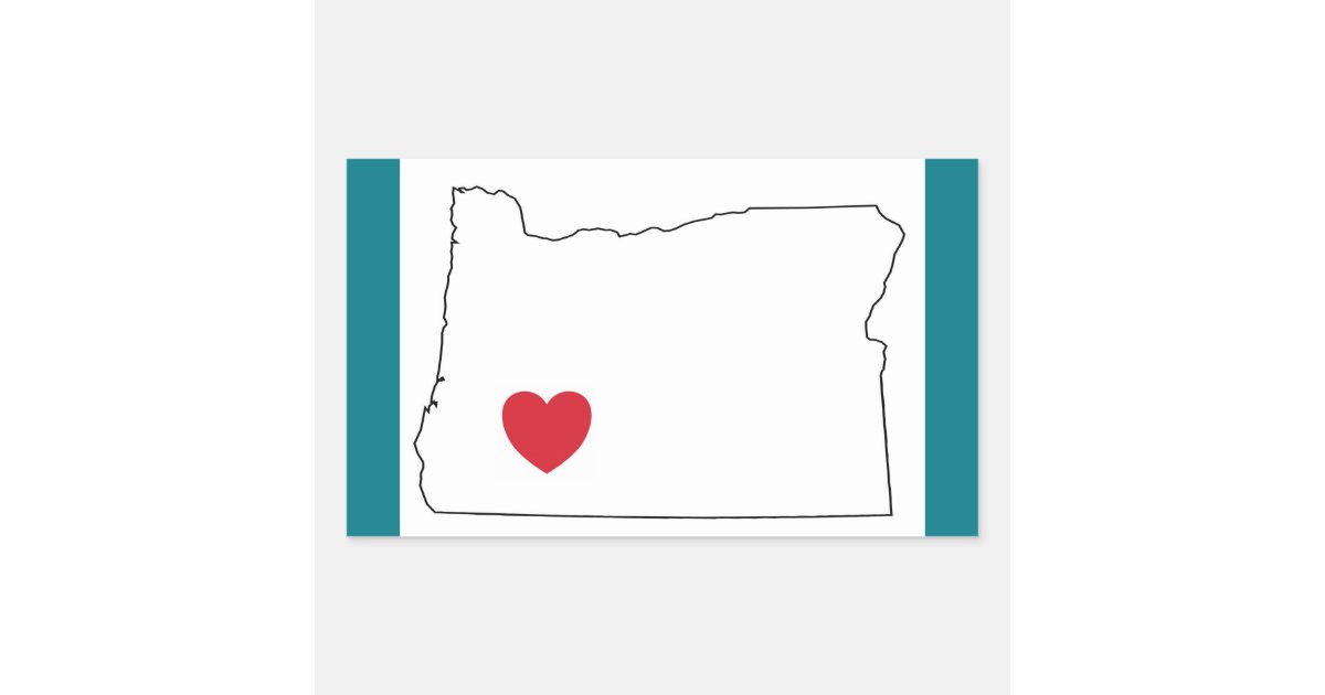 Roseburg Strong Oregon Rectangular Sticker | Zazzle