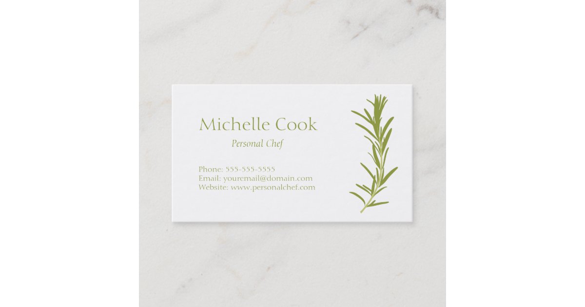 Rosemary Business Card | Zazzle
