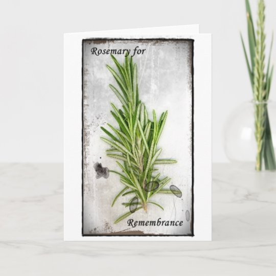 Rosemary Card | Zazzle.com