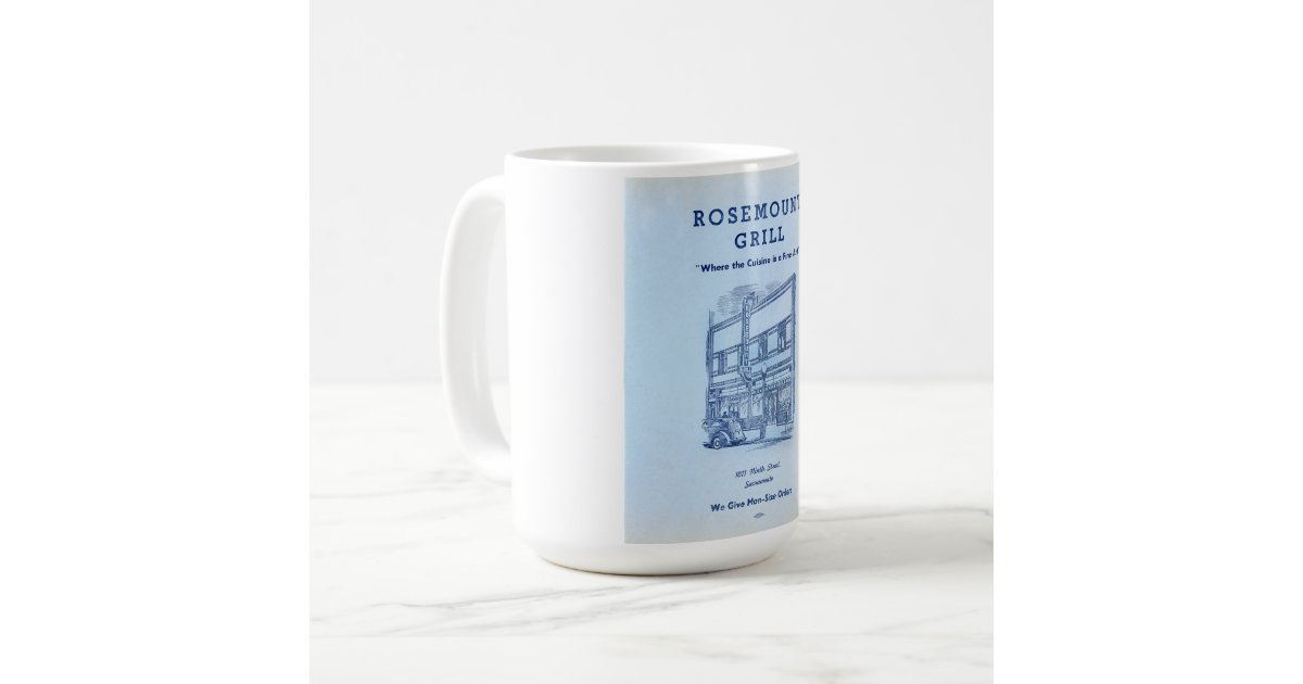 Rosemount Grill Menu Mug | Zazzle