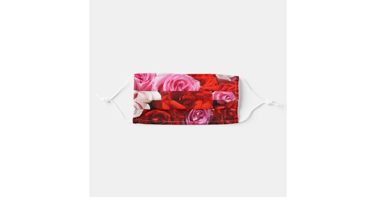 Roses Face Mask | Zazzle