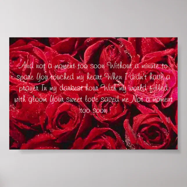 roses poster | Zazzle