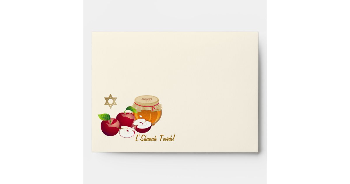 Rosh Hashanah. Jewish New Year Envelope | Zazzle