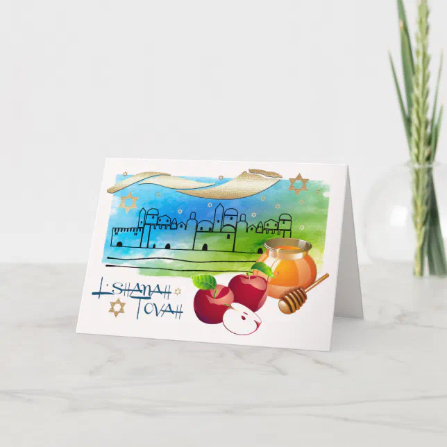 Rosh Hashanah | Jewish New Year Greeting Cards | Zazzle