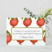 Rosh Hashanah Jewish New Year Greeting Holiday Card | Zazzle