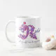 Rosie name meaning doodle flowers and hearts mug | Zazzle