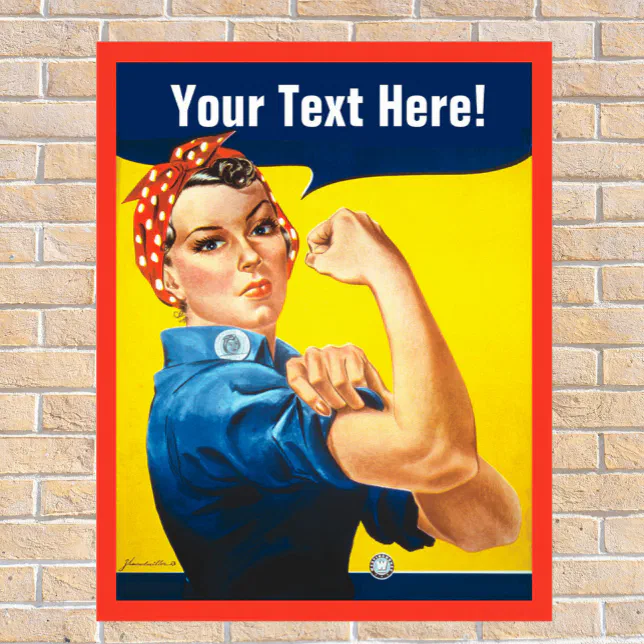 Rosie The Riveter Poster