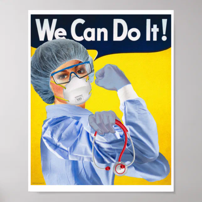 Rosie the Medical Professional Poster Print | Zazzle