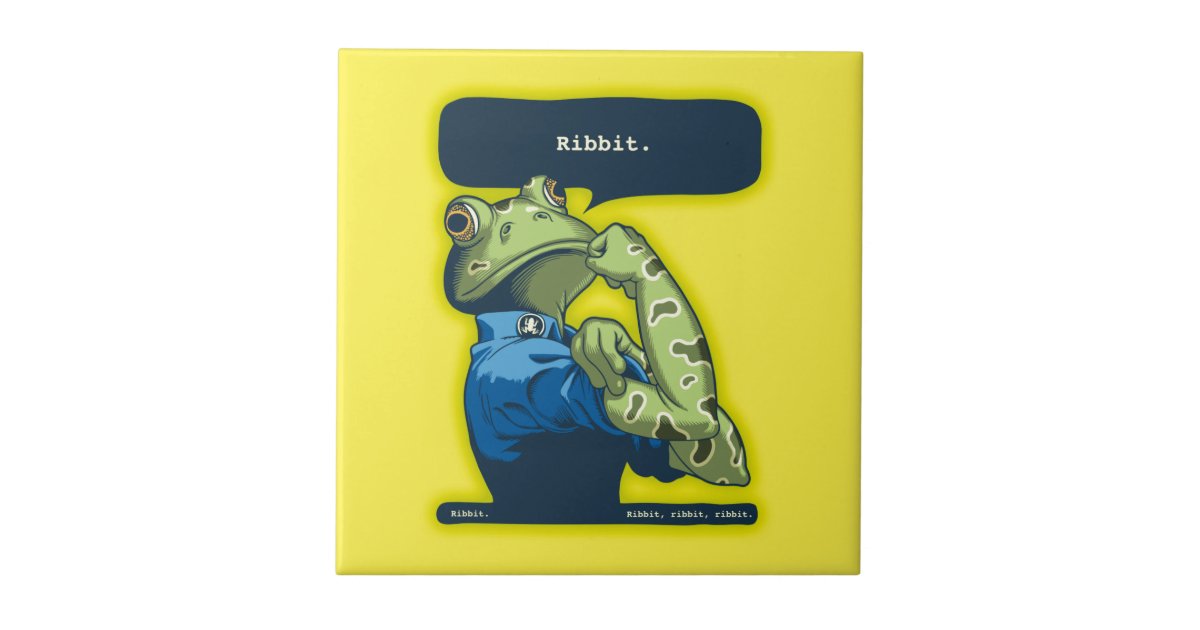 Rosie the Ribbiter Ceramic Tile | Zazzle