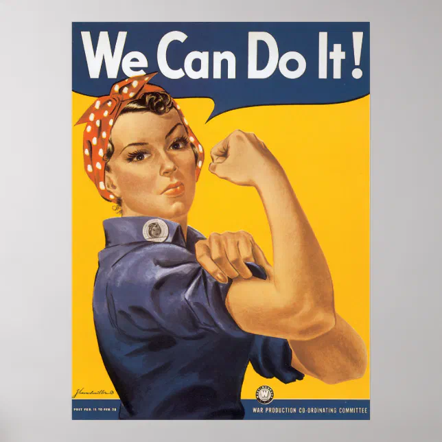Rosie The Riveter Poster