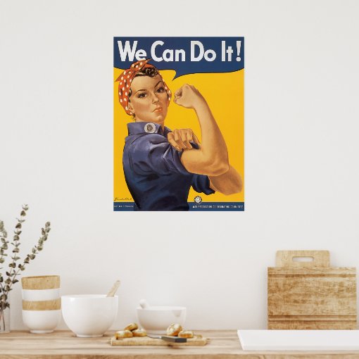 Rosie the Riveter Poster | Zazzle