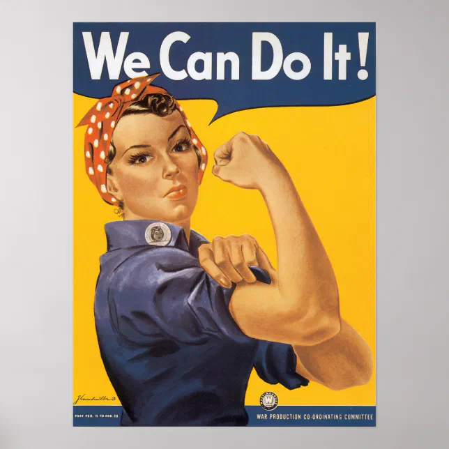 Rosie the Riveter Poster | Zazzle