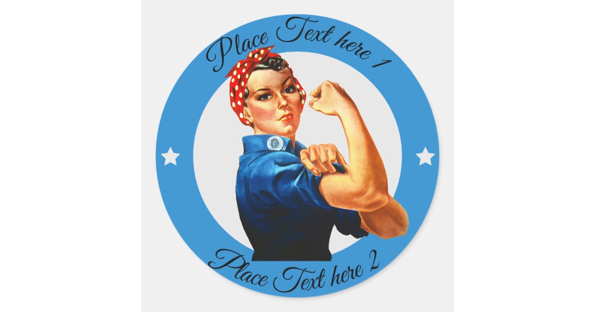 Rosie the Riveter - Sticker | Zazzle