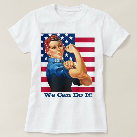 Rosie the Riveter T-Shirt | Zazzle.com