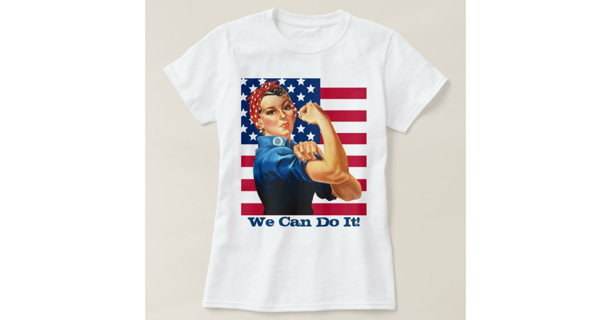Rosie the Riveter T-Shirt | Zazzle