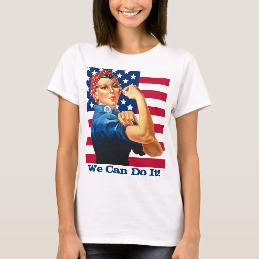 Rosie the Riveter T-Shirt | Zazzle