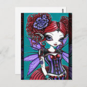 Rosie Twinkle Pixie Rose Tattoo Fairy Postcard | Zazzle