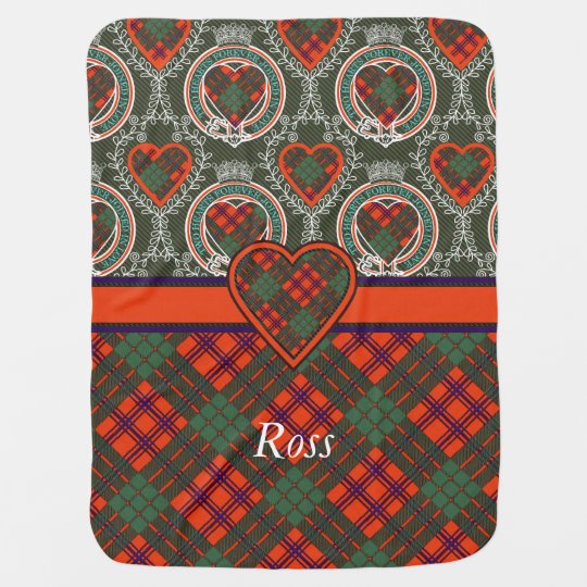 Ross clan Plaid Scottish tartan Receiving Blanket | Zazzle.com