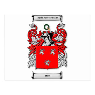Ross Family Crest Postcards | Zazzle