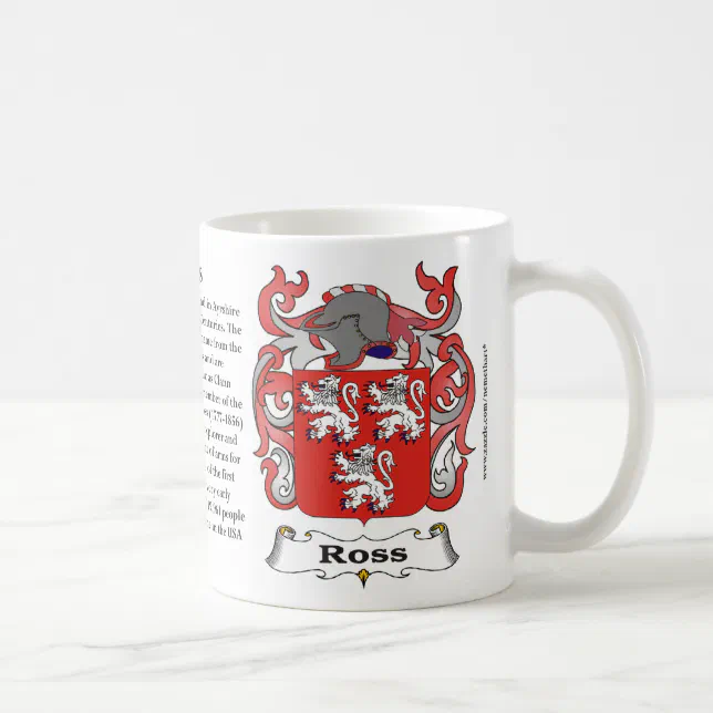 Ross Family Coat of Arms Mug | Zazzle