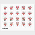 Ross Family Crest Coat of Arms Square Sticker | Zazzle