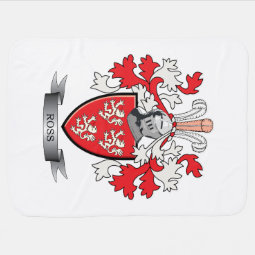 Ross Family Crest Coat of Arms Swaddle Blanket | Zazzle