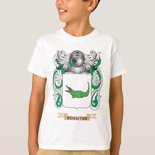 Rossiter Coat of Arms (Family Crest) T-Shirt | Zazzle.com