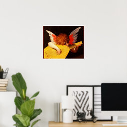 Rosso Fiorentino - Musical Angel Poster | Zazzle