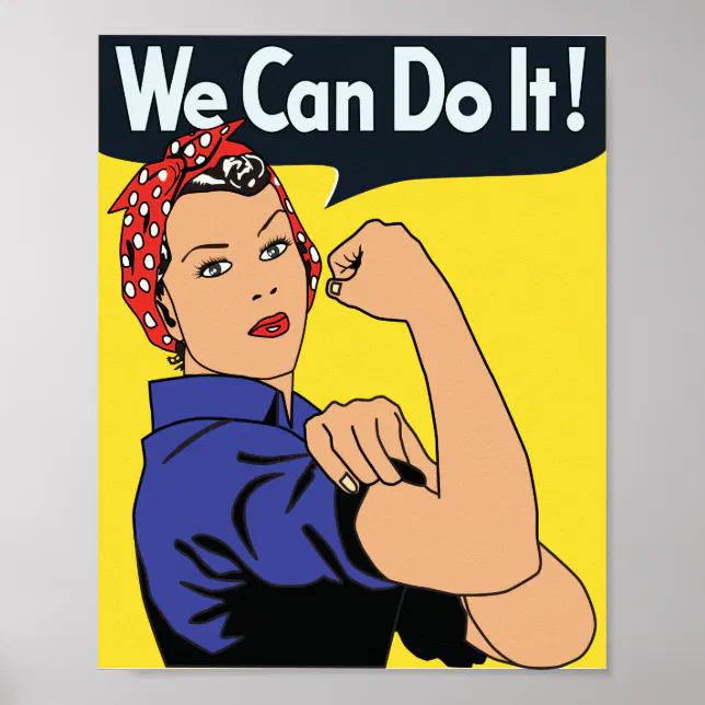 Rosy The Riveter Poster | Zazzle