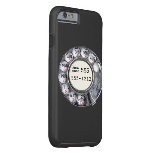 Rotary phone dial with phone number Case-Mate iPhone case | Zazzle